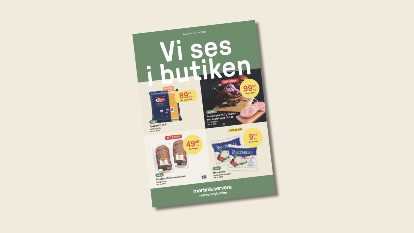 Kampanj | Martin & Servera Restaurangbutiker